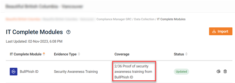Integrating BullPhish ID with Compliance Manager