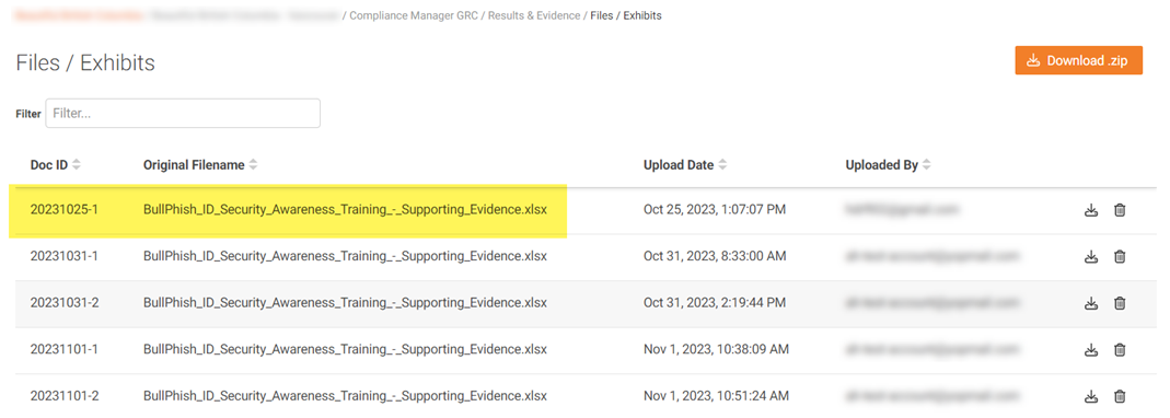 Integrating BullPhish ID with Compliance Manager